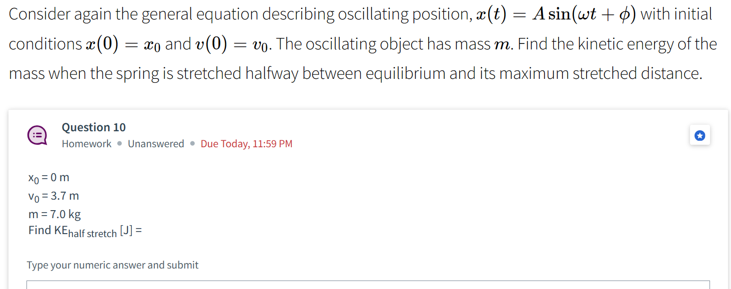 Solved Consider again the general equation describing | Chegg.com