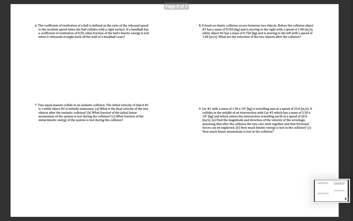 Solved 1. Two objects have the same kinetic energy, but | Chegg.com