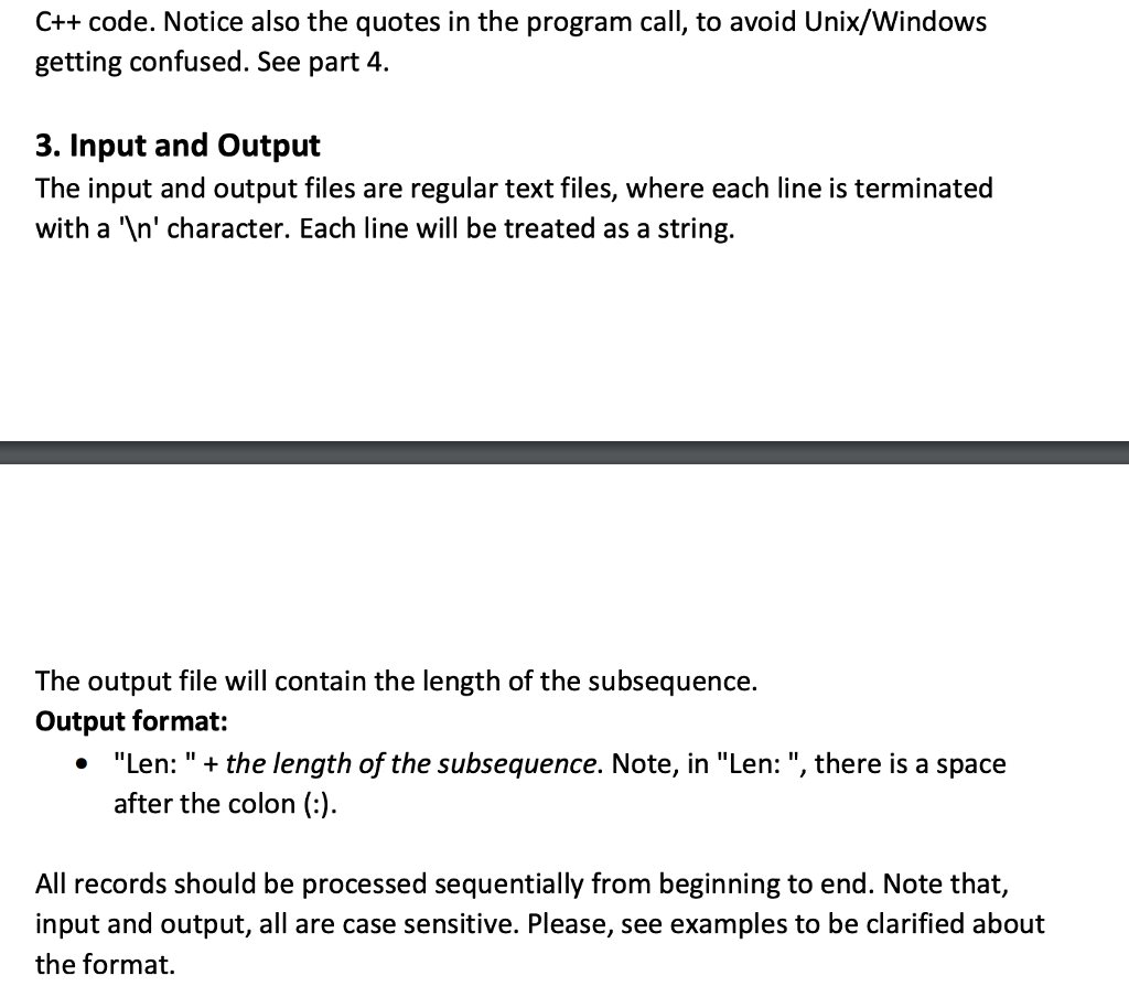Solved C++ code. Notice also the quotes in the program | Chegg.com