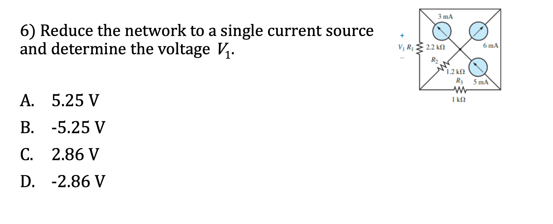 Solved Reduce the network to a single current source and | Chegg.com