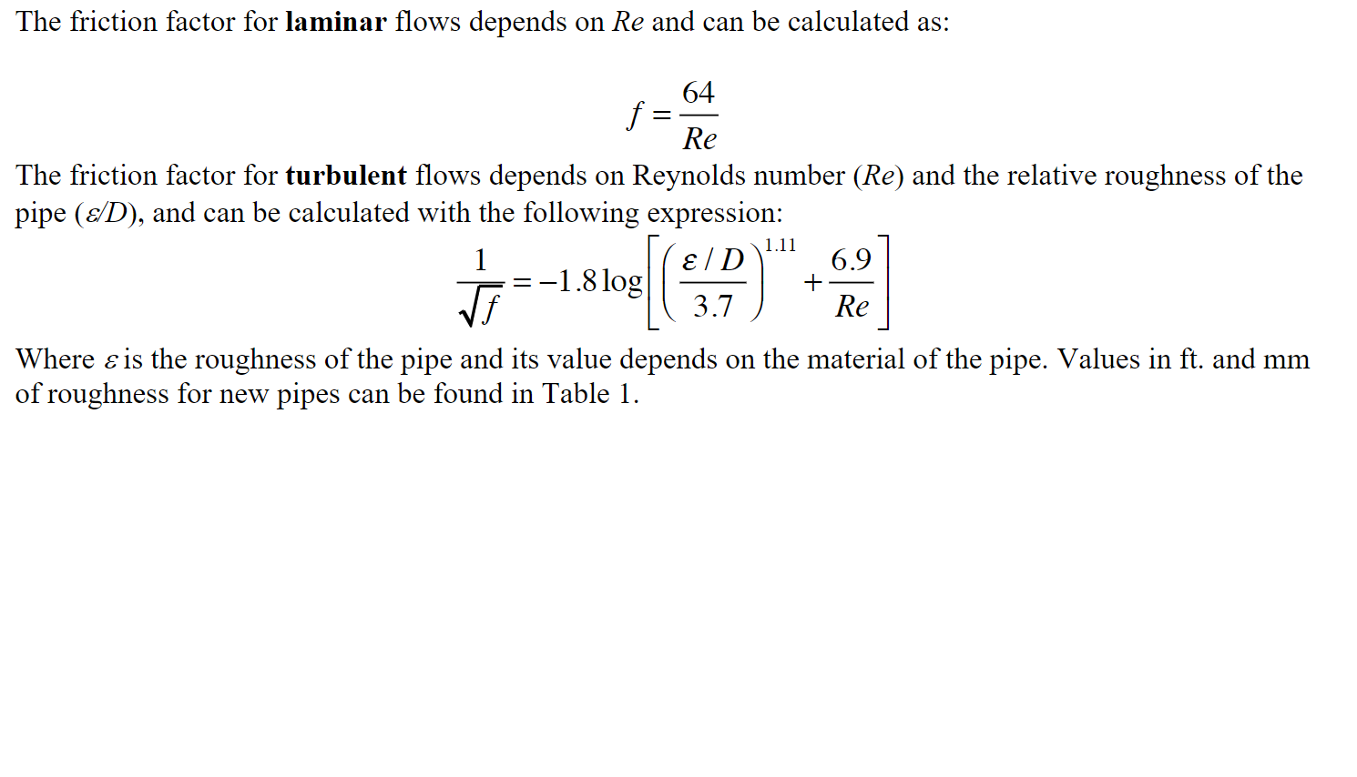 Solved Project Case: Calculate the pressure drop in a | Chegg.com