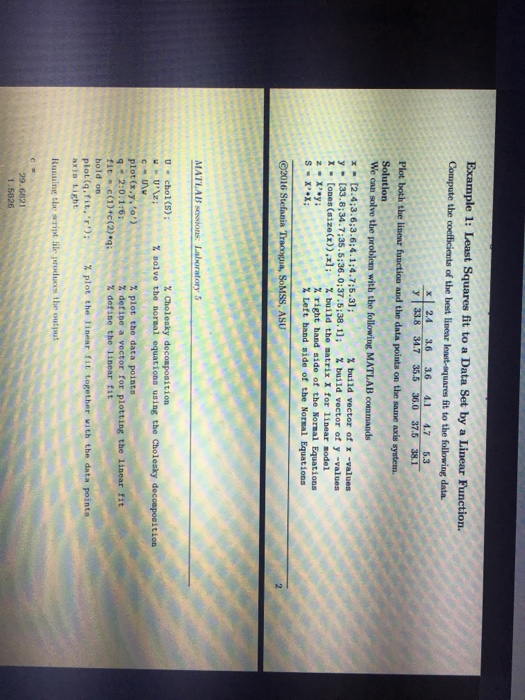 Solved I need help with 1a. Example one is shown also. I | Chegg.com