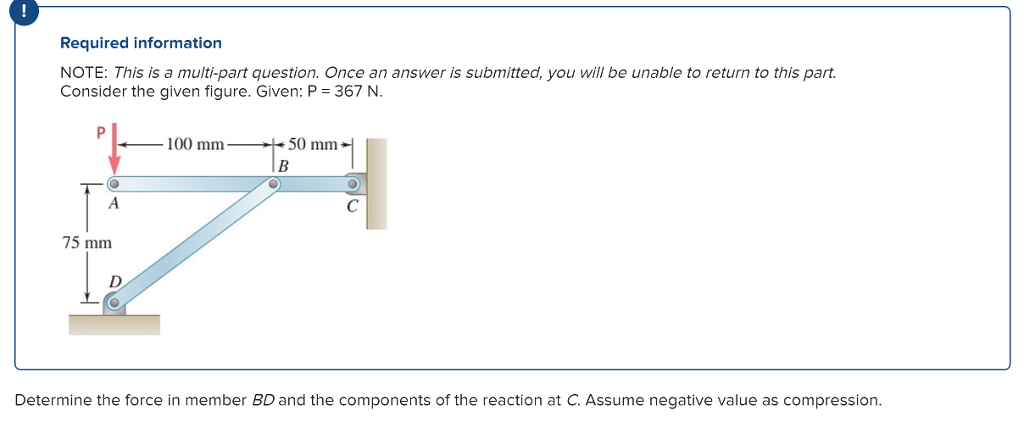 Solved Required information NOTE: This is a multi-part | Chegg.com