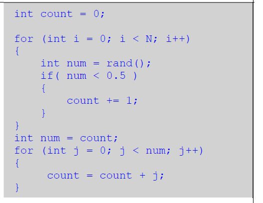 Int Count 0 For Int I 0 I