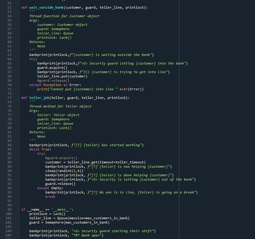 Python - Please help me with ending this banking | Chegg.com