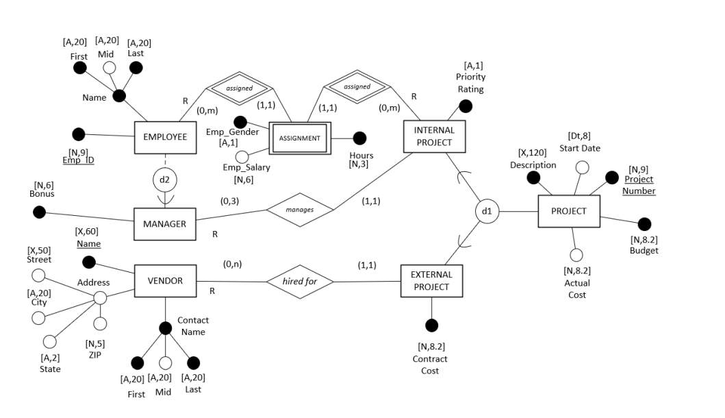 Solved You will use the design-specific ER model below to | Chegg.com