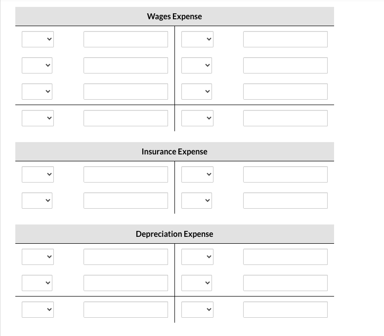 Solved Insurance ExpensePrepare adjusting journal entries | Chegg.com