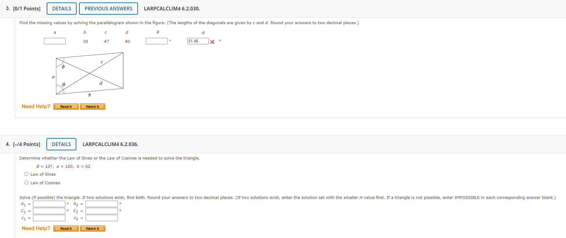 Solved 3. [0/1 Points] DETAILS PREVIOUS ANSWERS LARPCALCLIM4 | Chegg.com