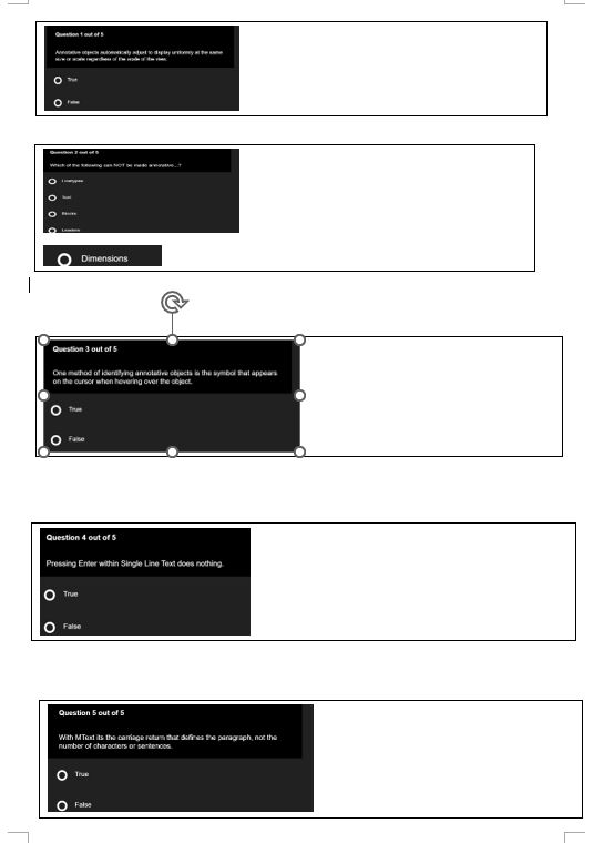 Solved Autodesk Autocad 2d Drafting Creating Text And