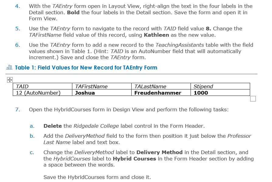 Solved 1. You are a graduate teaching assistant for | Chegg.com