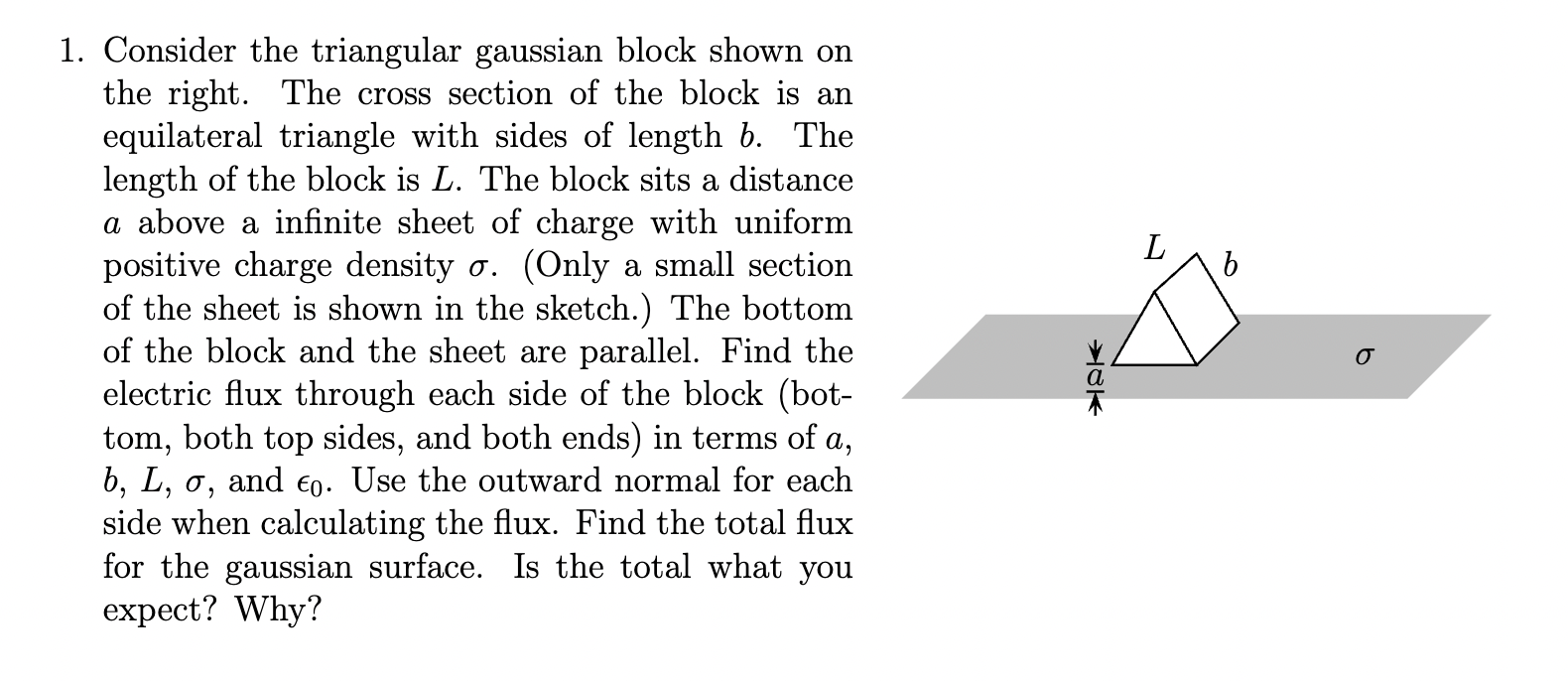 Solved Consider the triangular gaussian block shown on the | Chegg.com