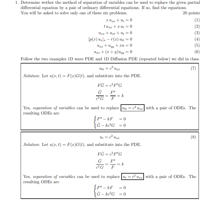 Determine wether the method of separation of | Chegg.com