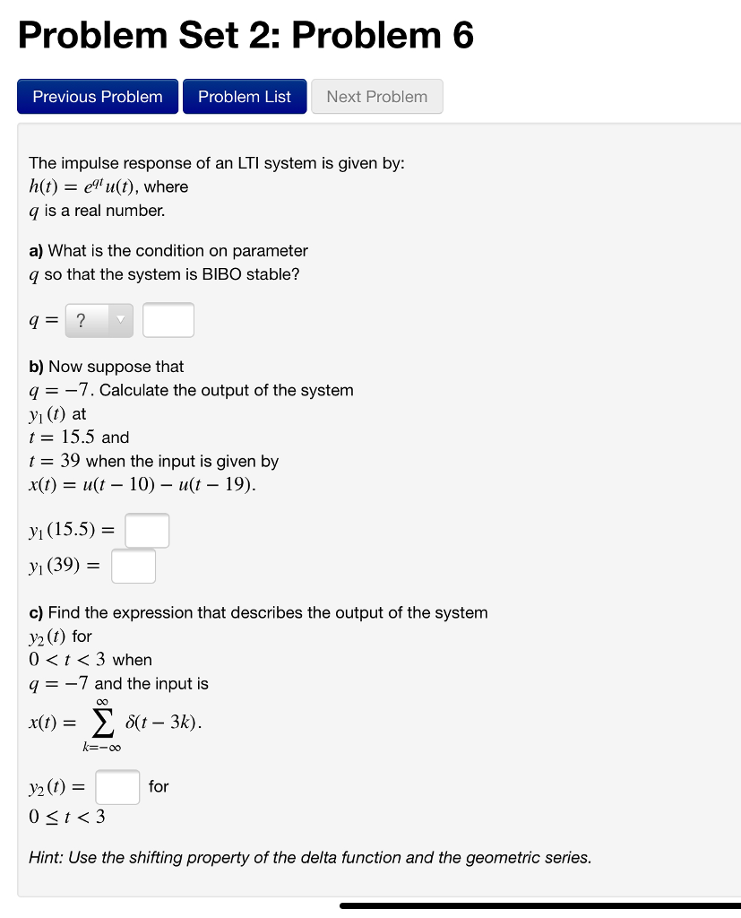 Solved Problem Set 2 Problem 6 Previous Problem Problem 5408