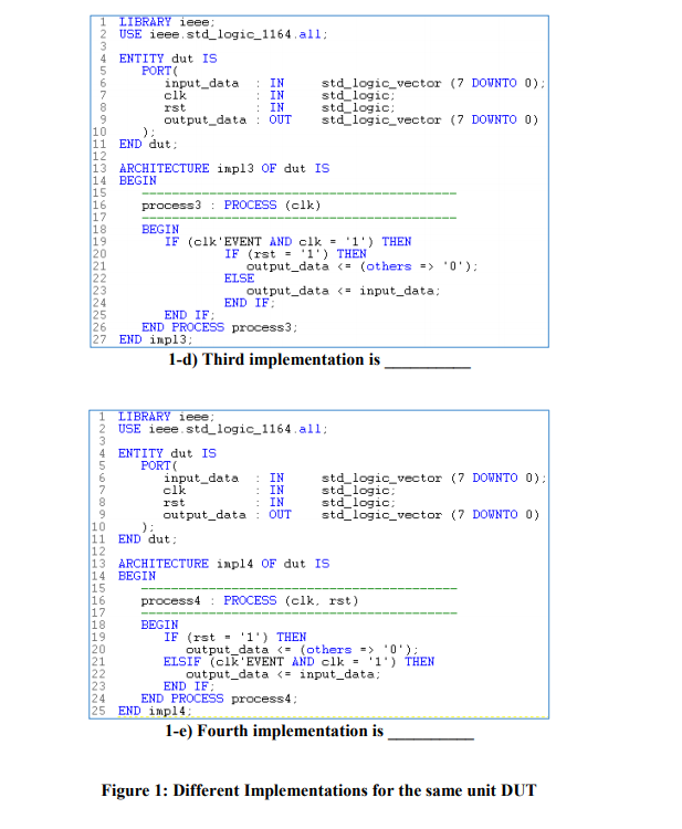 Solved NPO LIBRARY ieee 2 USE ieee std_logic_1164.all: | Chegg.com