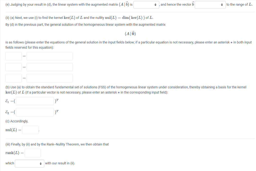 (Linear Maps). Consider the linear map | Chegg.com