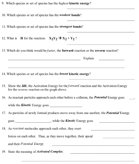 Solved USE THE POTENTIAL ENERGY DIAGRAM TO ANSWER THE | Chegg.com