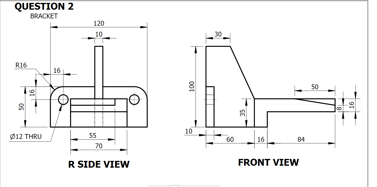 Solved QUESTION3 – Isometric (30 Marks) (Figure 2) 1. Draw | Chegg.com Solved QUESTION3 – Isometric (30 Marks) (Figure 2) 1. Draw | Chegg.com