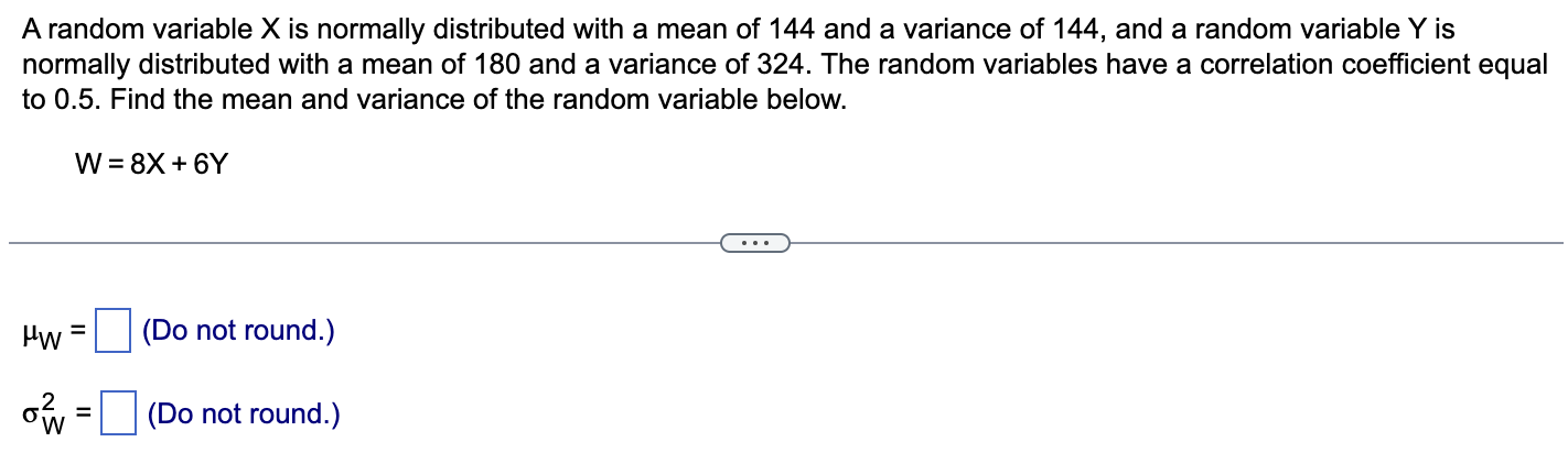 Solved A random variable X is normally distributed with a | Chegg.com