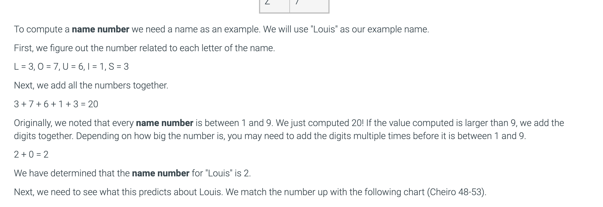 Solved In Numerology, every name has a number between 1 and | Chegg.com