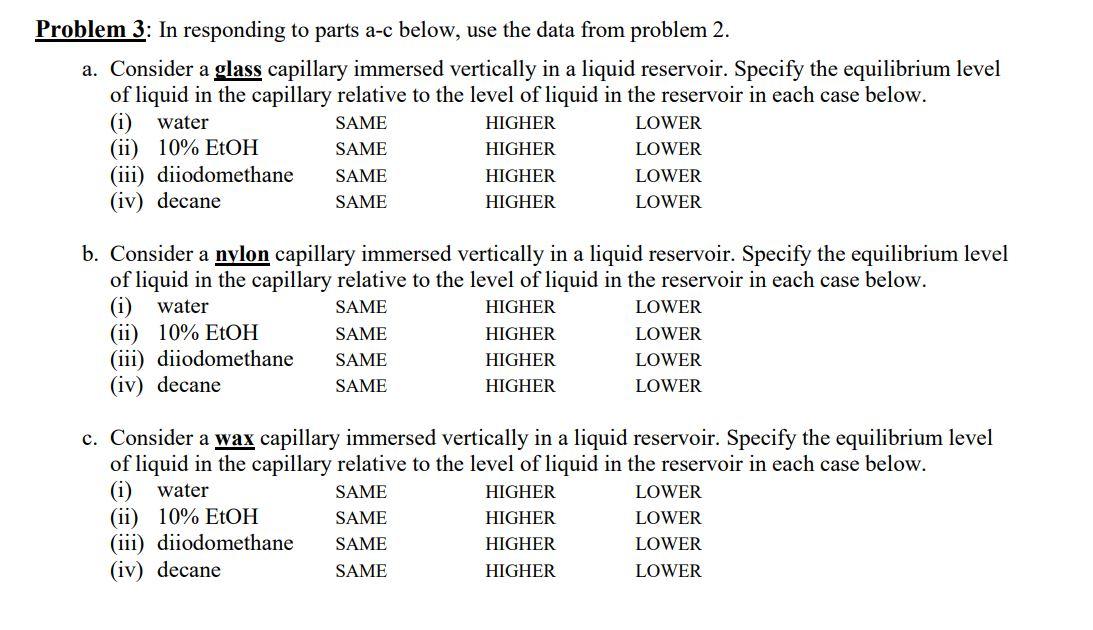 “Nonpolar” Liquids Nonane Decane Dodecane | Chegg.com