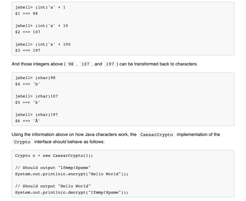 Solved Q1: [5 marks] Cryptography Interface To support | Chegg.com