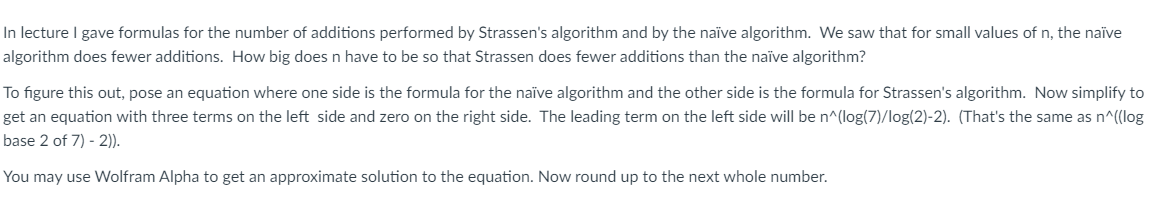 Solved In lecture I gave formulas for the number of | Chegg.com