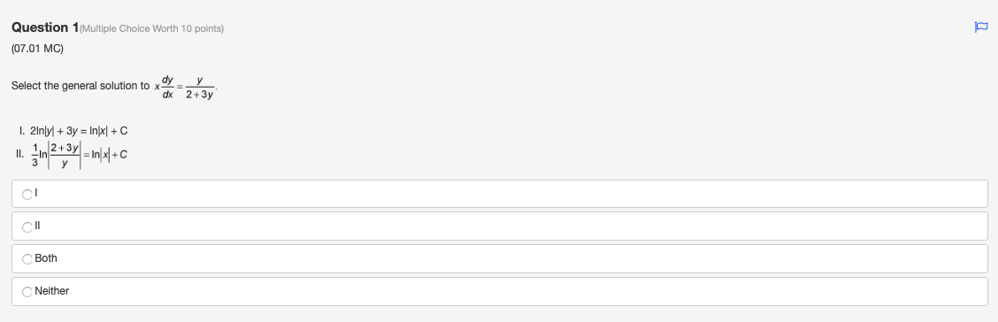 Solved Question 1(Multiple Choice Worth 10 points) (07.01 | Chegg.com
