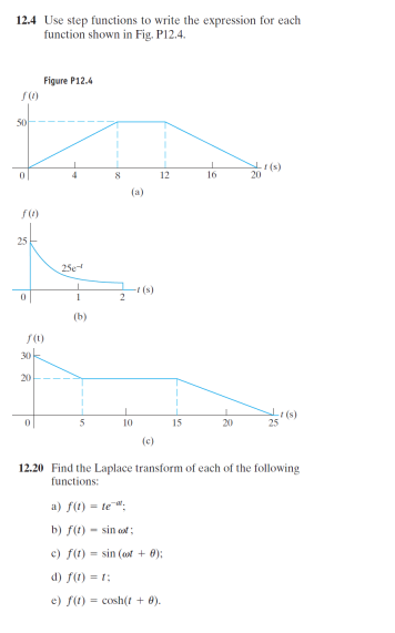 Solved 124 Use Step Functions To Write The Expression For 7640