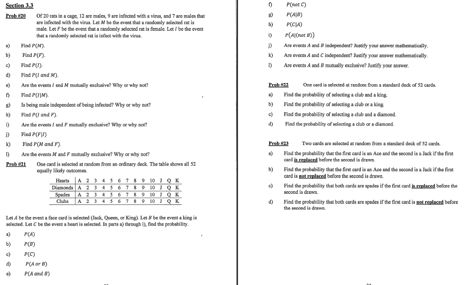 Solved Section 3.3 | Chegg.com