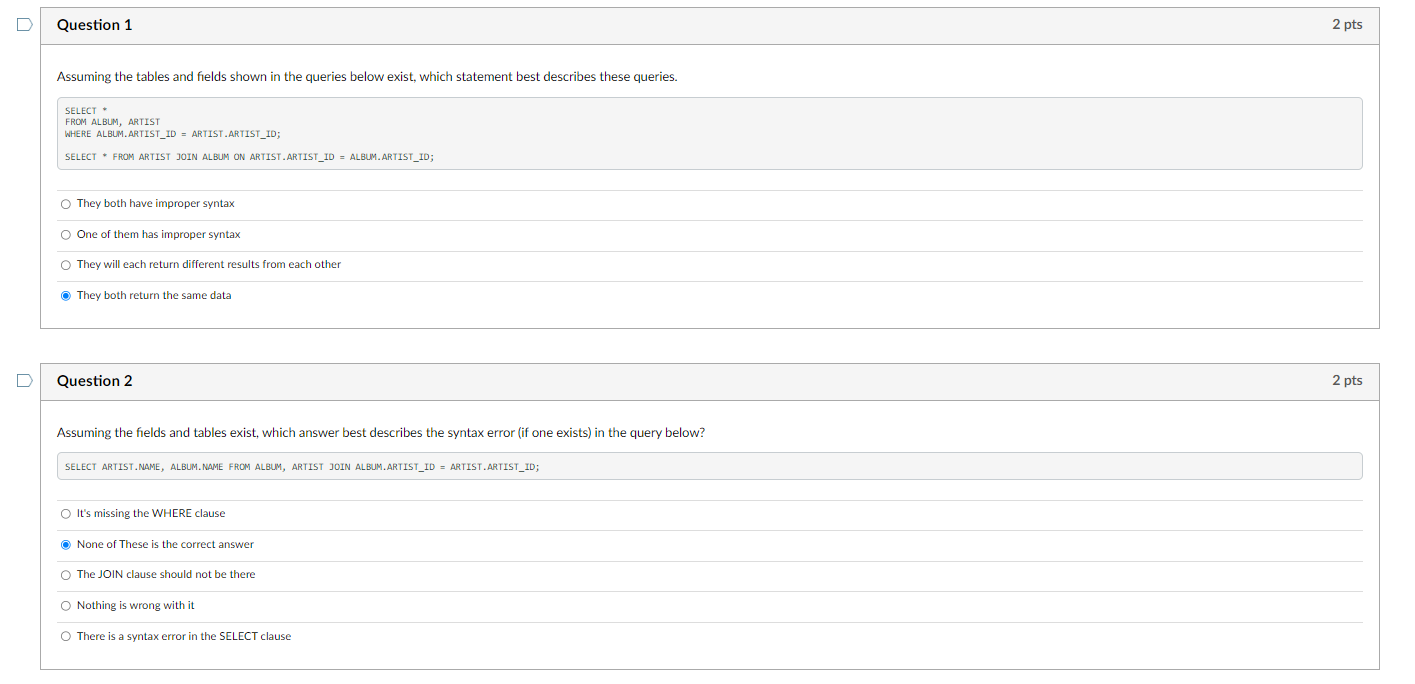 Solved Assuming the tables and fields shown in the queries | Chegg.com