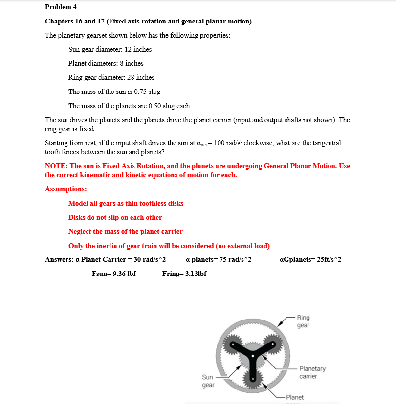 Solved Chapters 16 and 17 (Fixed axis rotation and general | Chegg.com