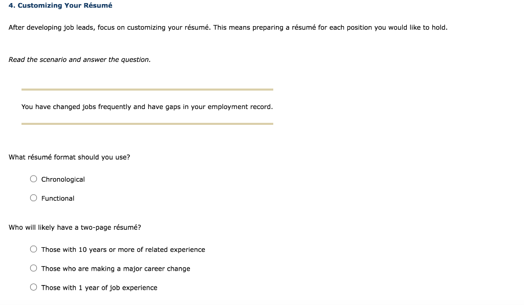Solved Read the scenario and answer the question. You have | Chegg.com