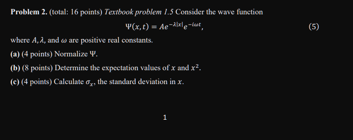 Solved (5) Problem 2. (total: 16 points) Textbook problem | Chegg.com