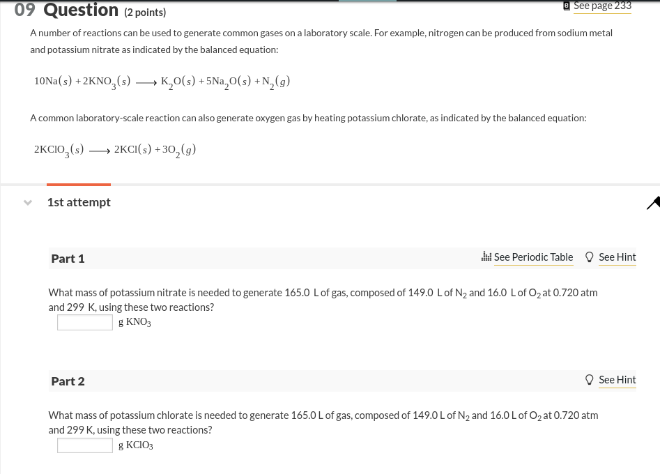 Solved (2 points) A number of reactions can be used to | Chegg.com