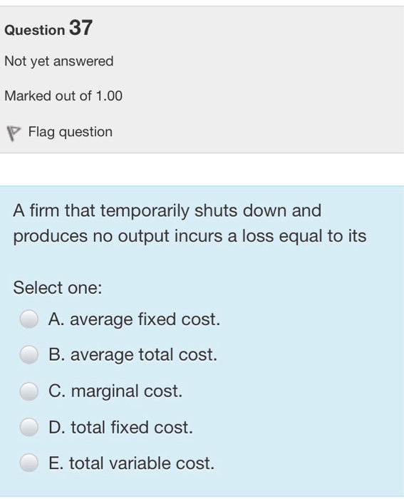 Solved Question 37 Not yet answered Marked out of 1.00 Flag | Chegg.com