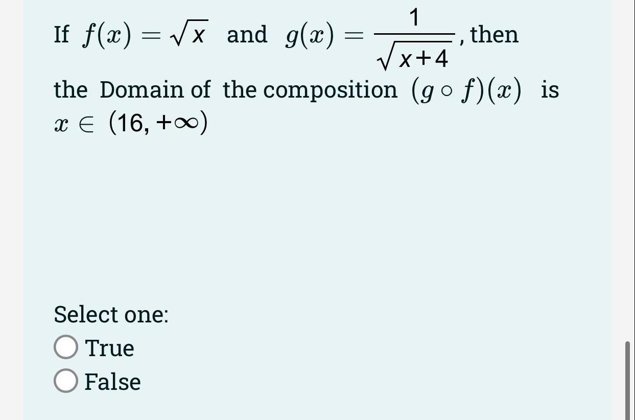 Solved Consider f(x)=x−2−1 and. g(x)=x+43. Find the Domain | Chegg.com