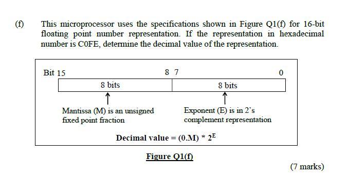 Solved Question 1 An 8-bit microprocessor has an 8-bit wide | Chegg.com