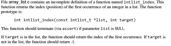 Solved File array_ list.c contains an incomplete definition | Chegg.com