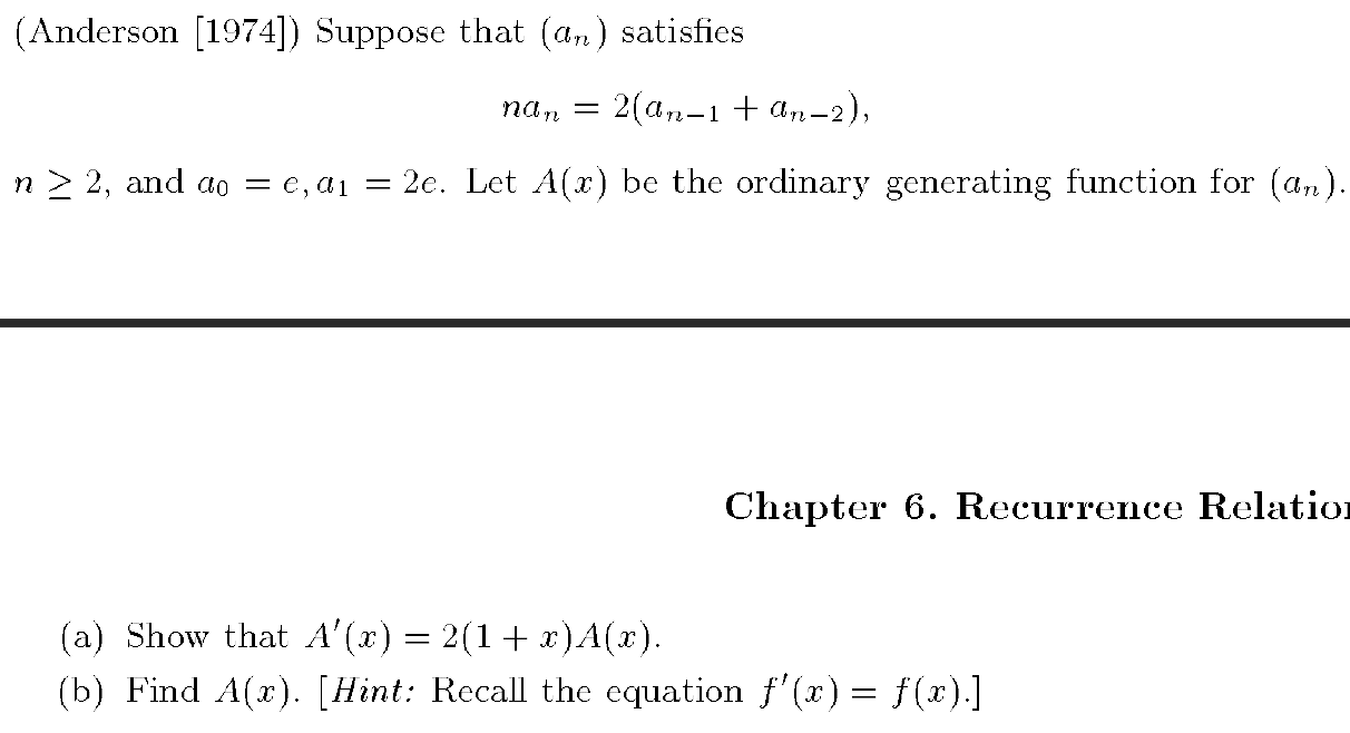 Solved Combinatorics. Please show all steps in detail. For | Chegg.com