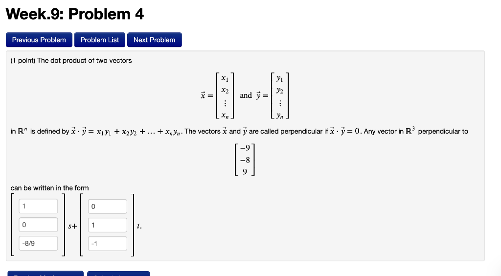 Solved Week.9: Problem 4 Previous Problem Problem List Next | Chegg.com