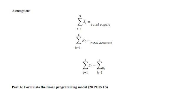 Solved FORMULATE THE MATHEMATHICAL LINEAR PROGRAMMING | Chegg.com