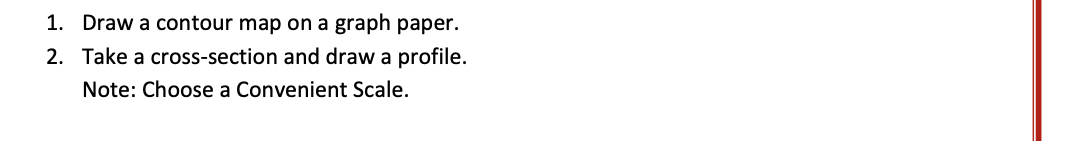 Solved 1. Draw a contour map on a graph paper. 2. Take a | Chegg.com