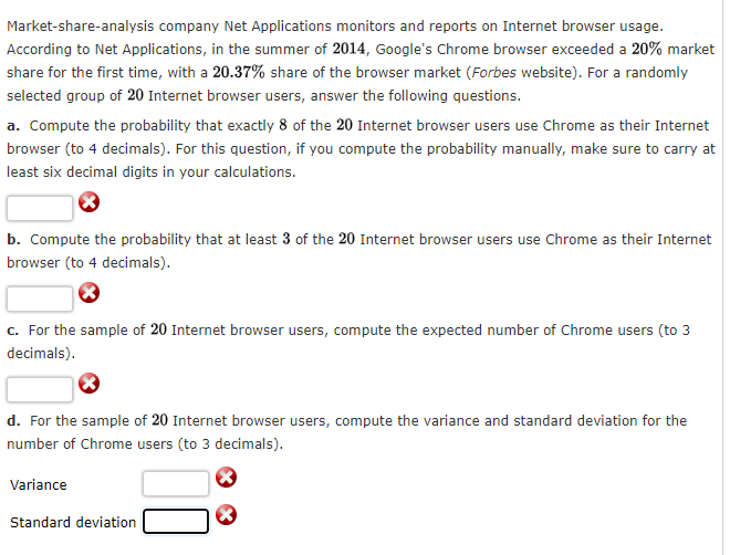 Solved Market-share-analysis company Net Applications | Chegg.com
