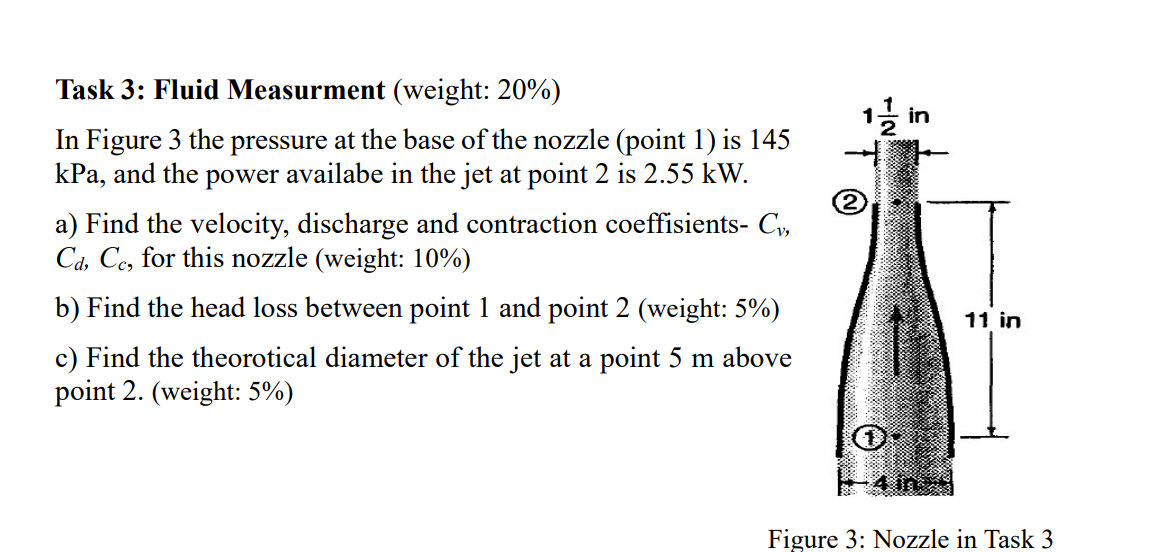 Solved Task 3: Fluid Measurment (weight: 20\%) In Figure 3 | Chegg.com Solved Task 3: Fluid Measurment (weight: 20\%) In Figure 3 | Chegg.com