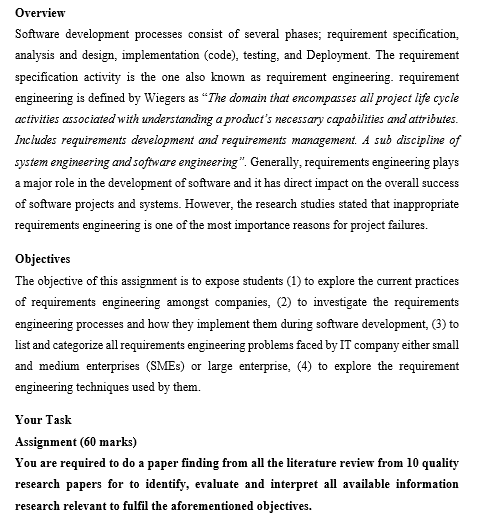 Solved Overview Software development processes consist of | Chegg.com