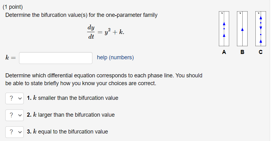 Solved Determine the bifurcation value(s) for the | Chegg.com