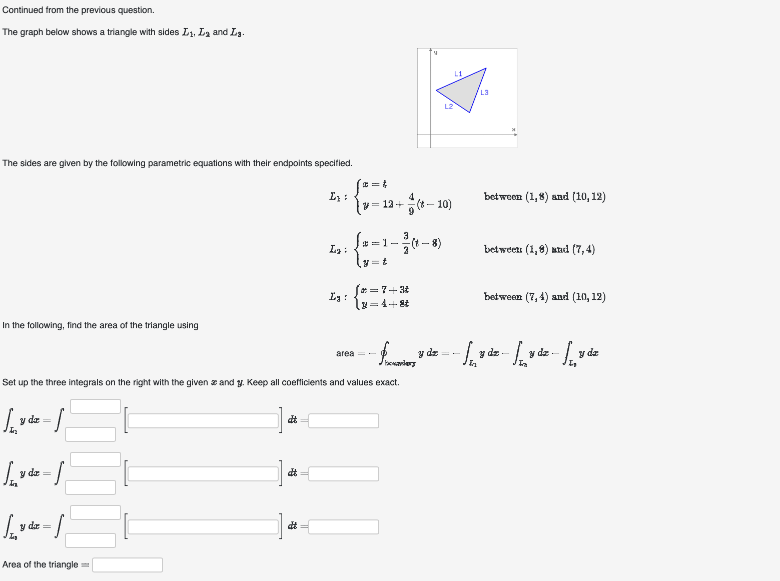 Solved Continued from the previous question. The graph below | Chegg.com