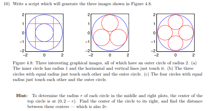Solved 10) Write a script which will generate the three | Chegg.com