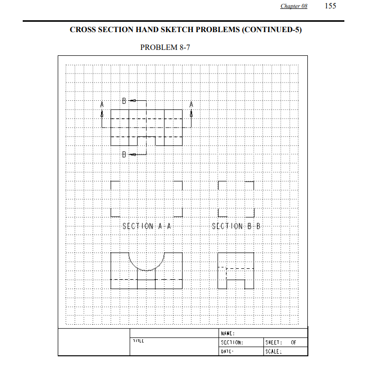 Solved Chapter 08 155 CROSS SECTION HAND SKETCH PROBLEMS | Chegg.com