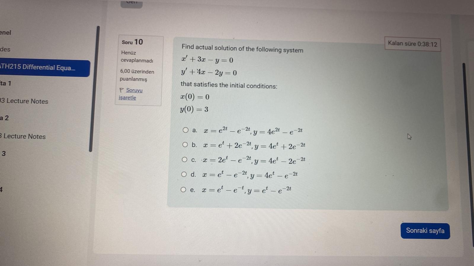 Solved Find Actual Solution Of The Following System